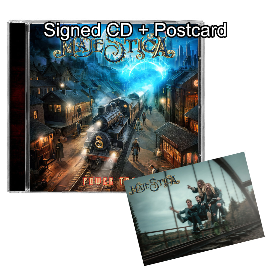 Signed Power Train CD + Postcard – Bangover Store